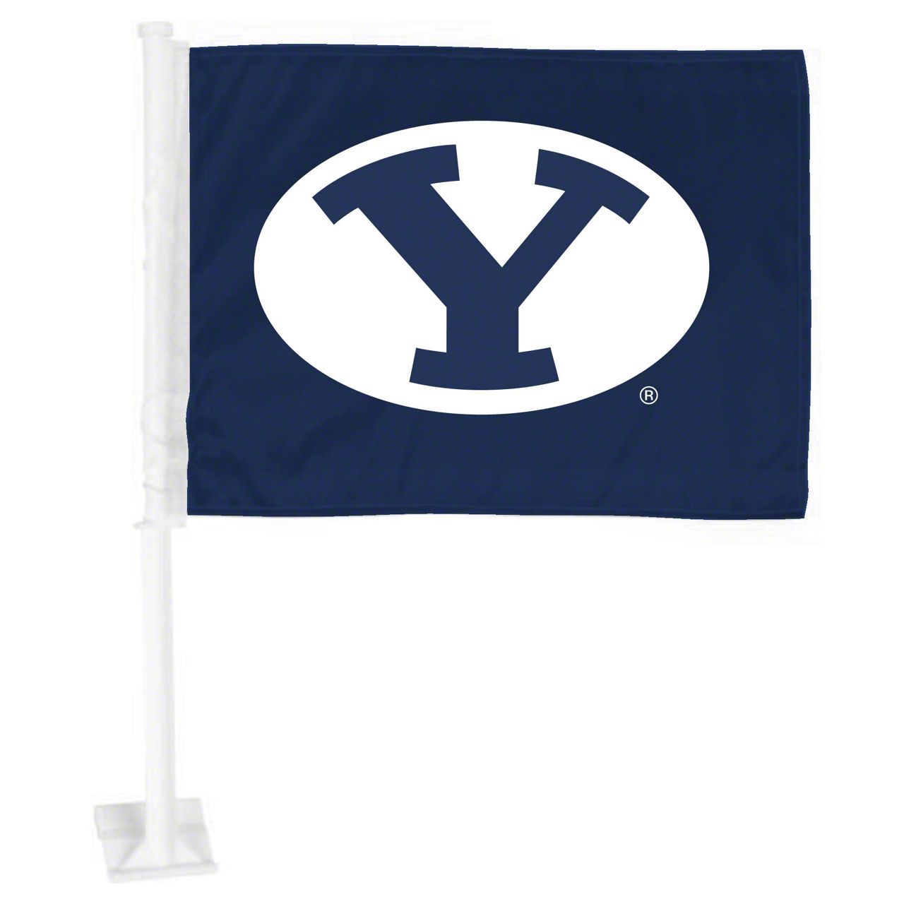 Universal AT Car Flag with Brigham Young University Logo; Navy ...