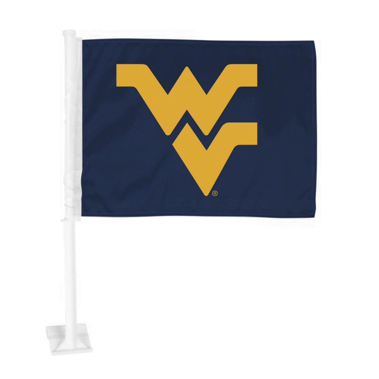 Universal AT Car Flag with West Virginia University Logo; Navy ...