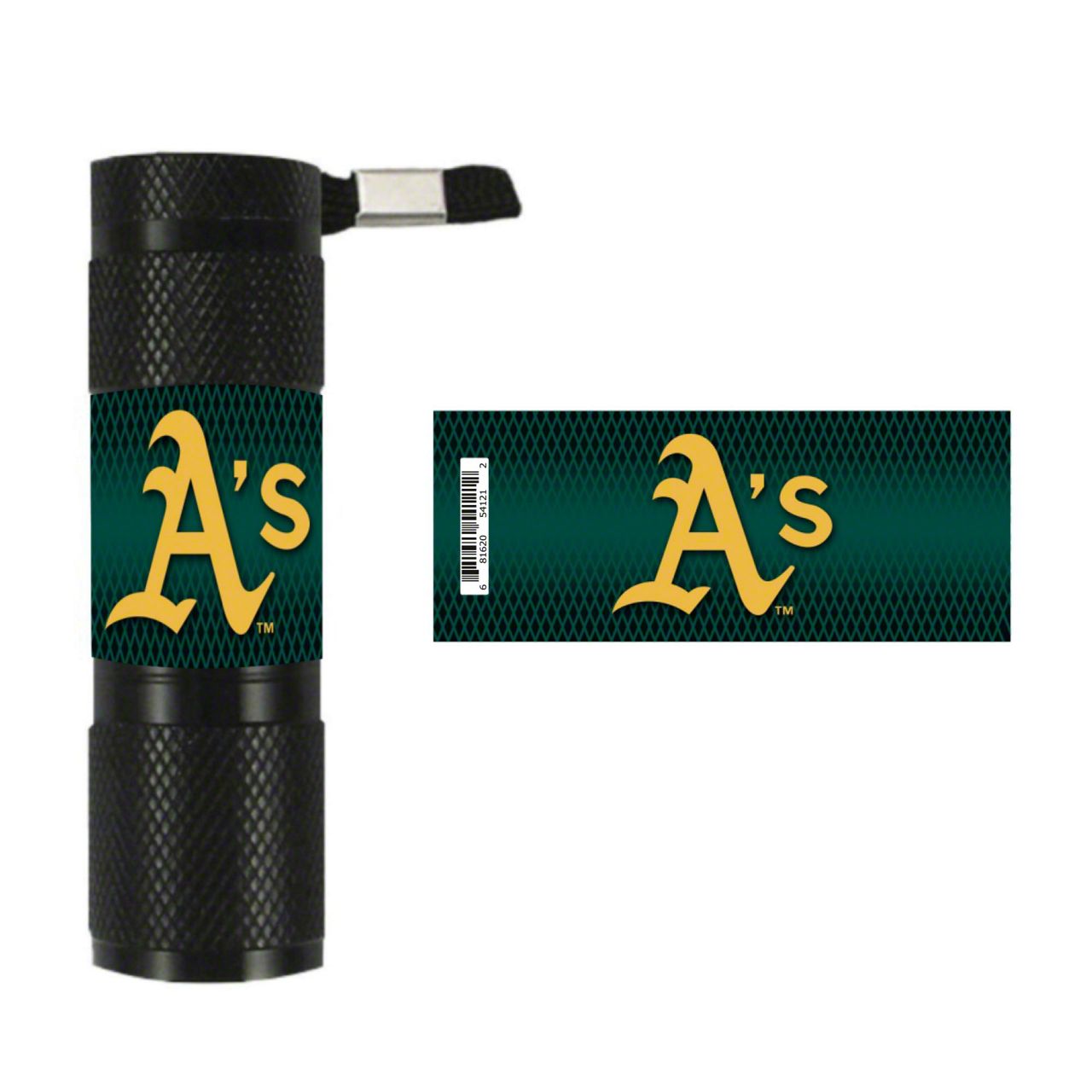 Universal AT Flashlight with Oakland Athletics Logo; Green - Free Shipping