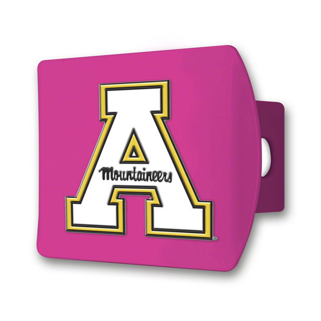 Universal AT Hitch Cover with Appalachian State Logo; Pink (Universal ...