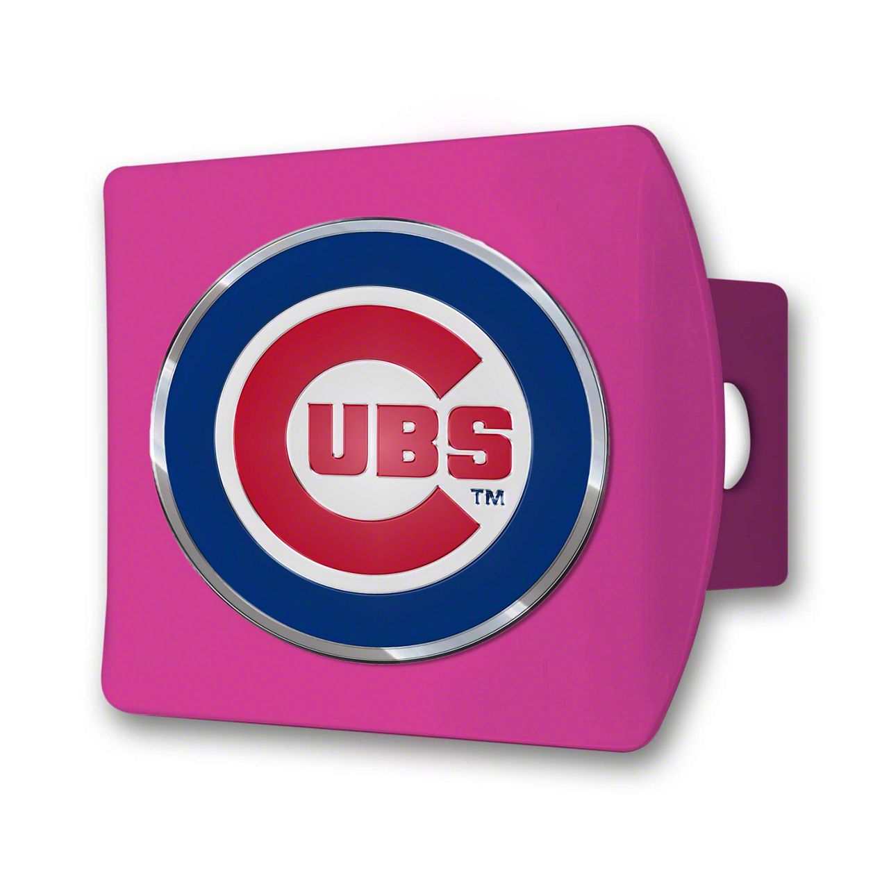 Universal AT Hitch Cover with Chicago Cubs Logo; Pink (Universal; Some ...