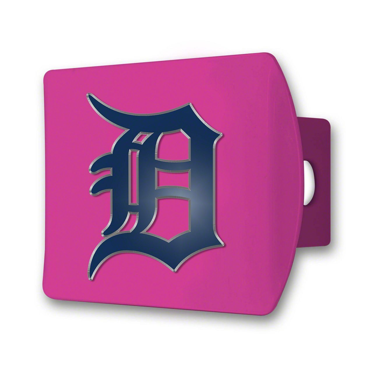 Universal AT Hitch Cover with Detroit Tigers Logo; Pink (Universal ...