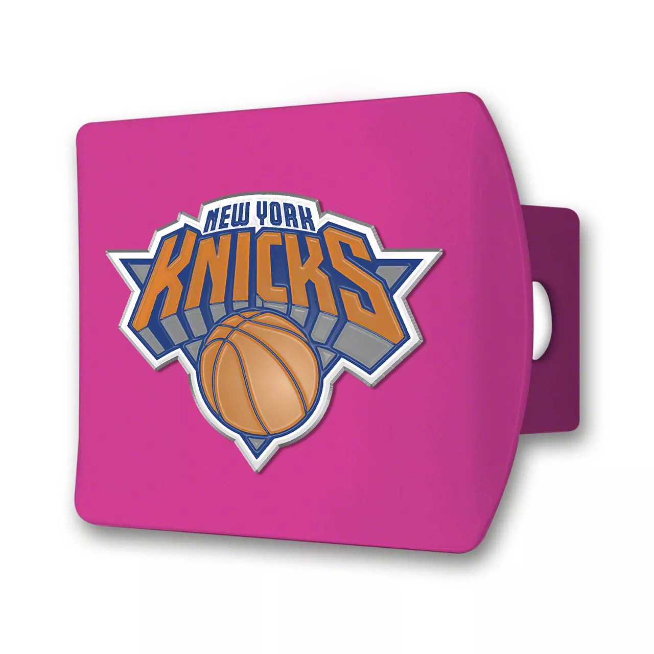 Universal AT Hitch Cover with New York Knicks Logo; Pink (Universal ...