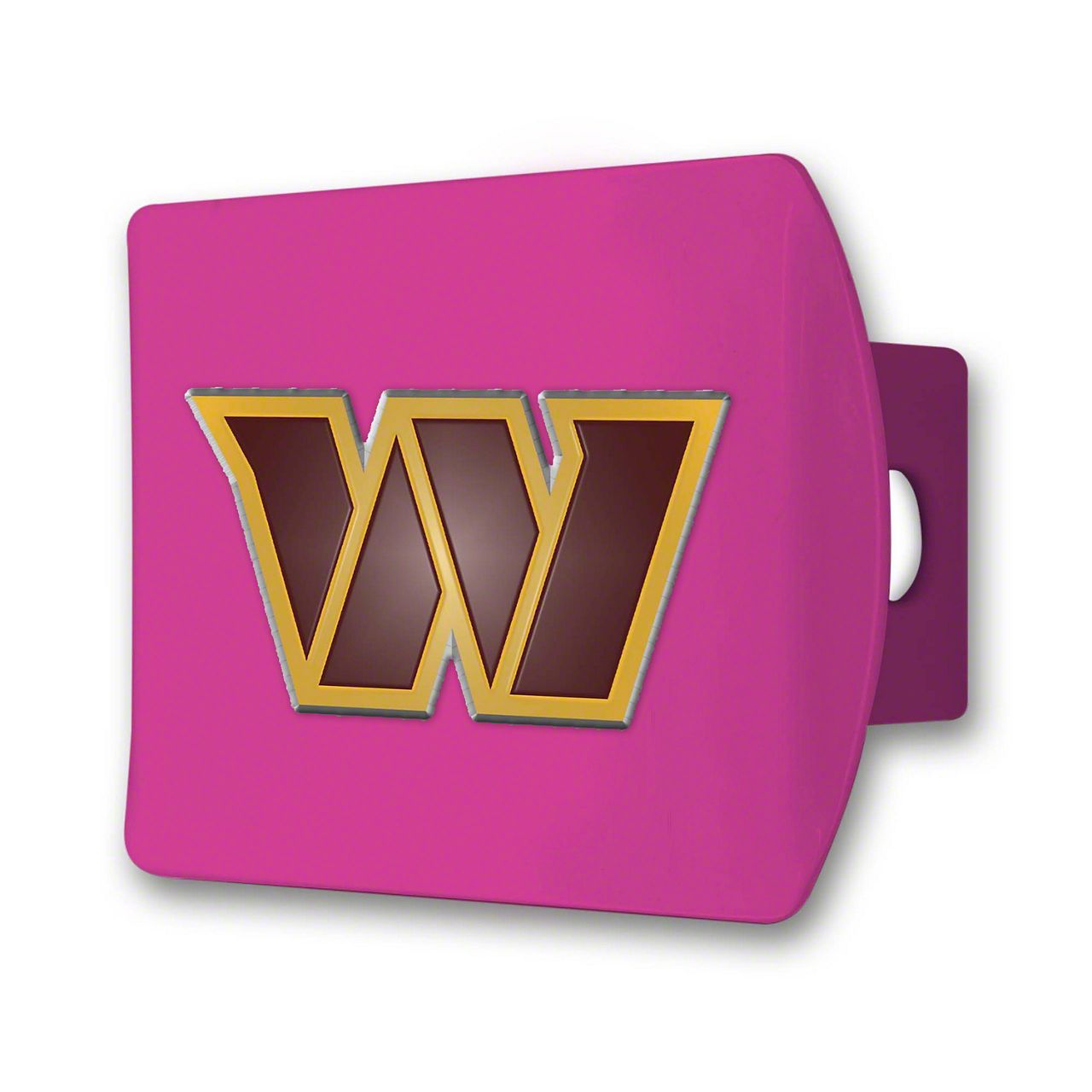 Universal AT Hitch Cover with Washington Commanders Logo; Pink ...