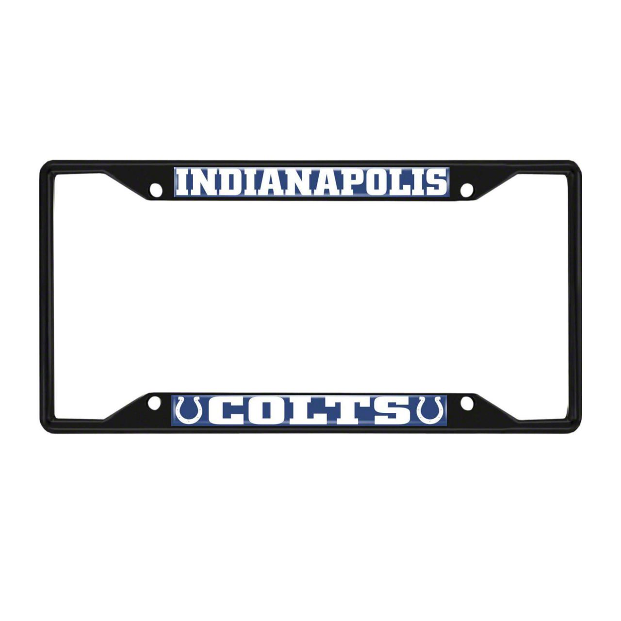 Universal AT License Plate Frame with Indianapolis Colts Logo; Black ...