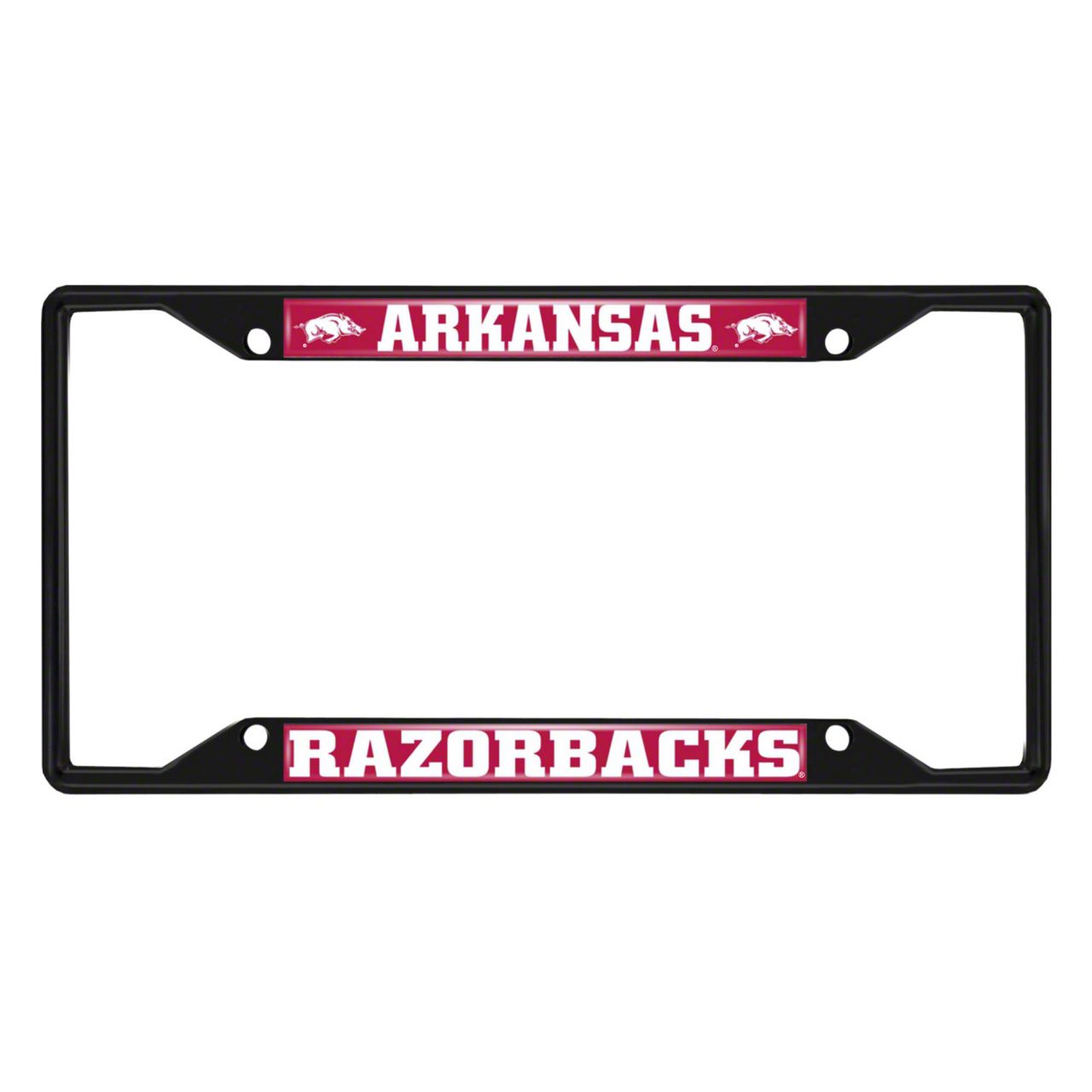 Universal AT License Plate Frame with University of Arkansas Logo ...