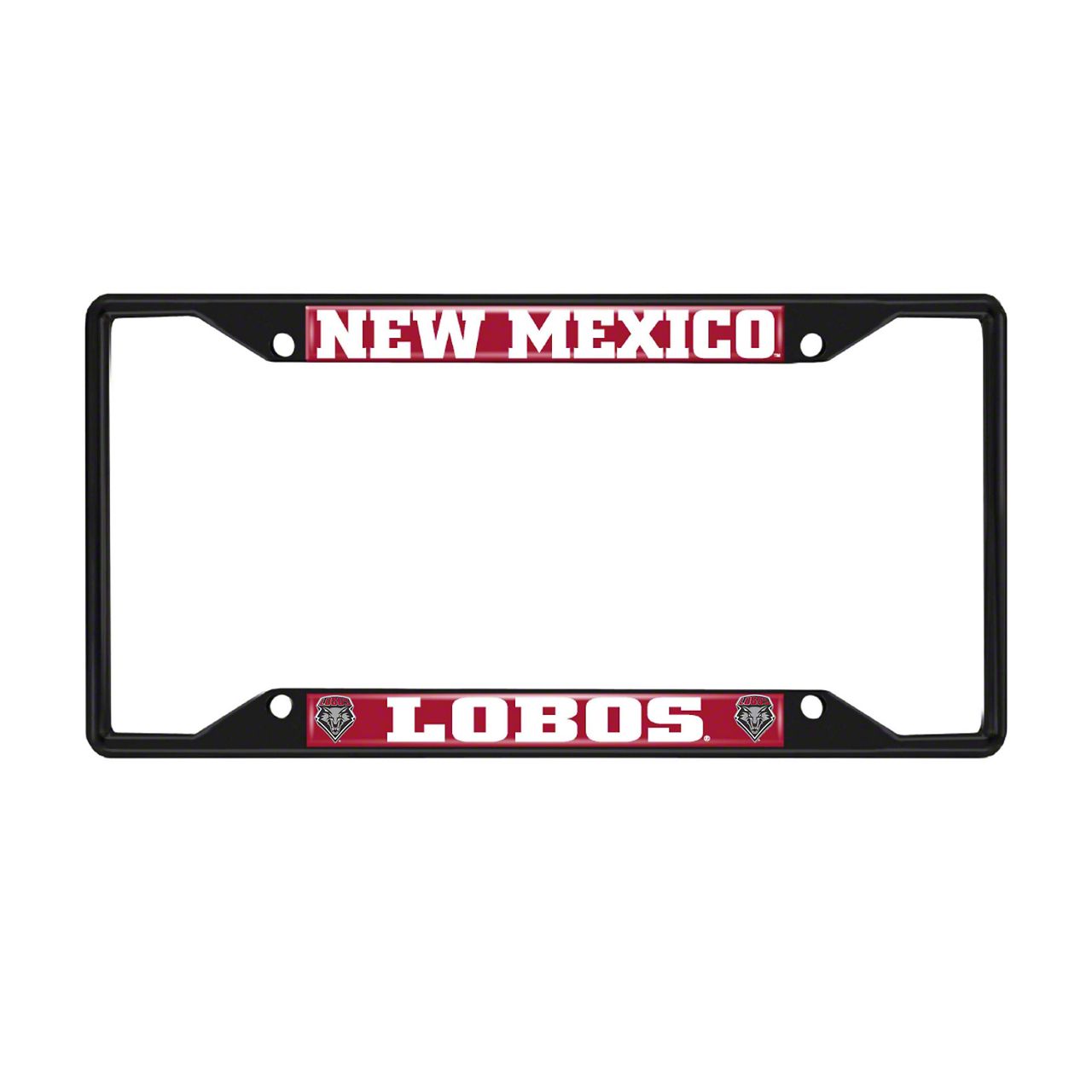 Universal AT License Plate Frame with University of New Mexico Logo ...