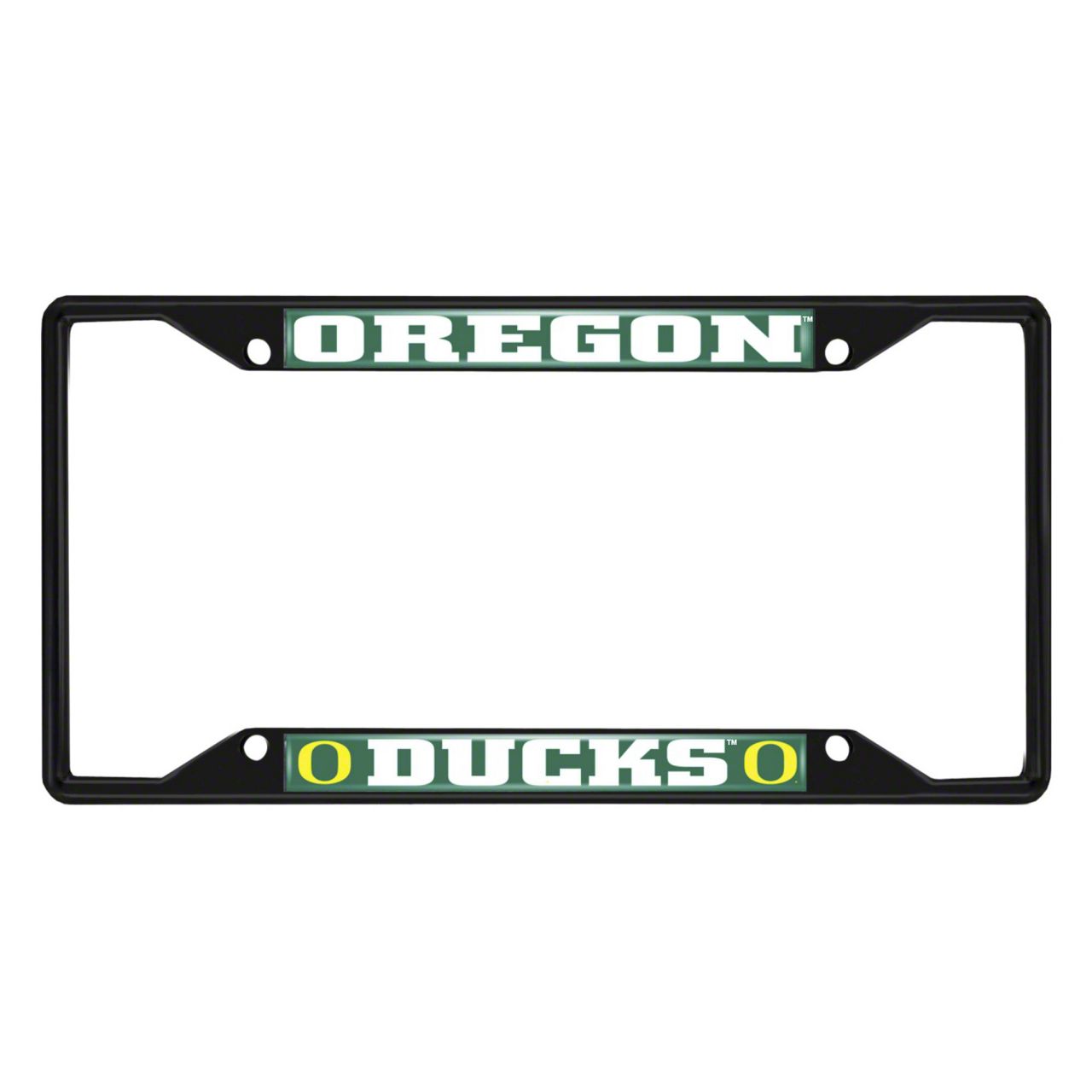 Universal AT License Plate Frame with University of Oregon Logo; Black ...