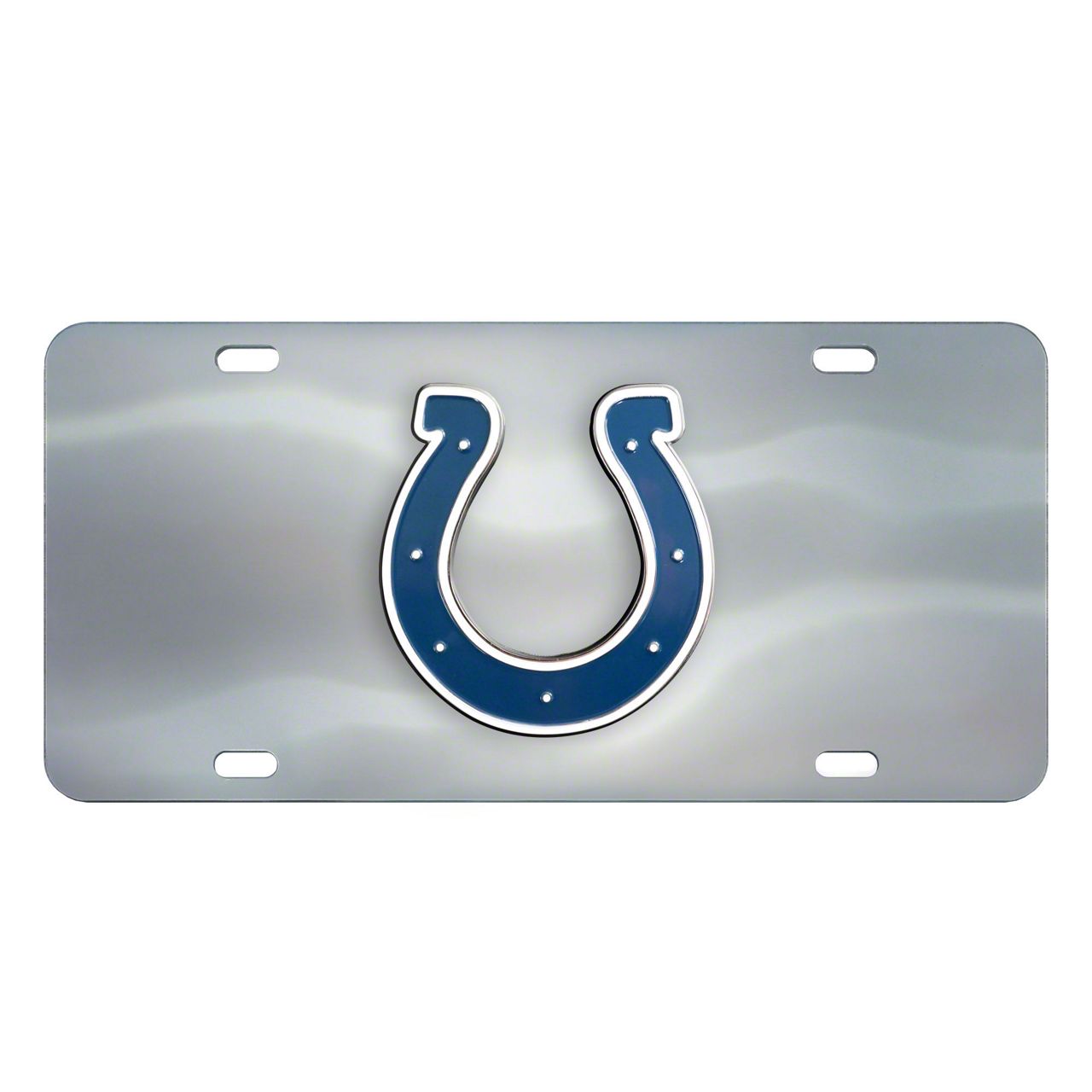Universal AT License Plate with Indianapolis Colts Logo; Stainless ...