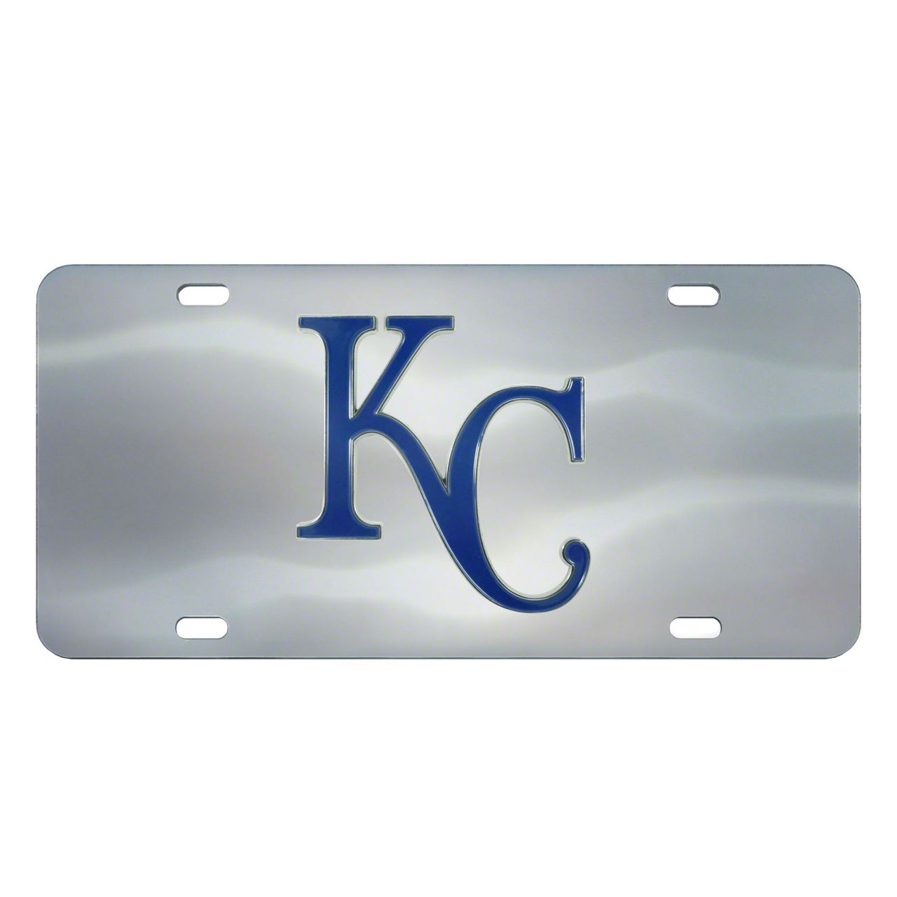 Universal AT License Plate with Kansas City Royals Logo; Stainless ...