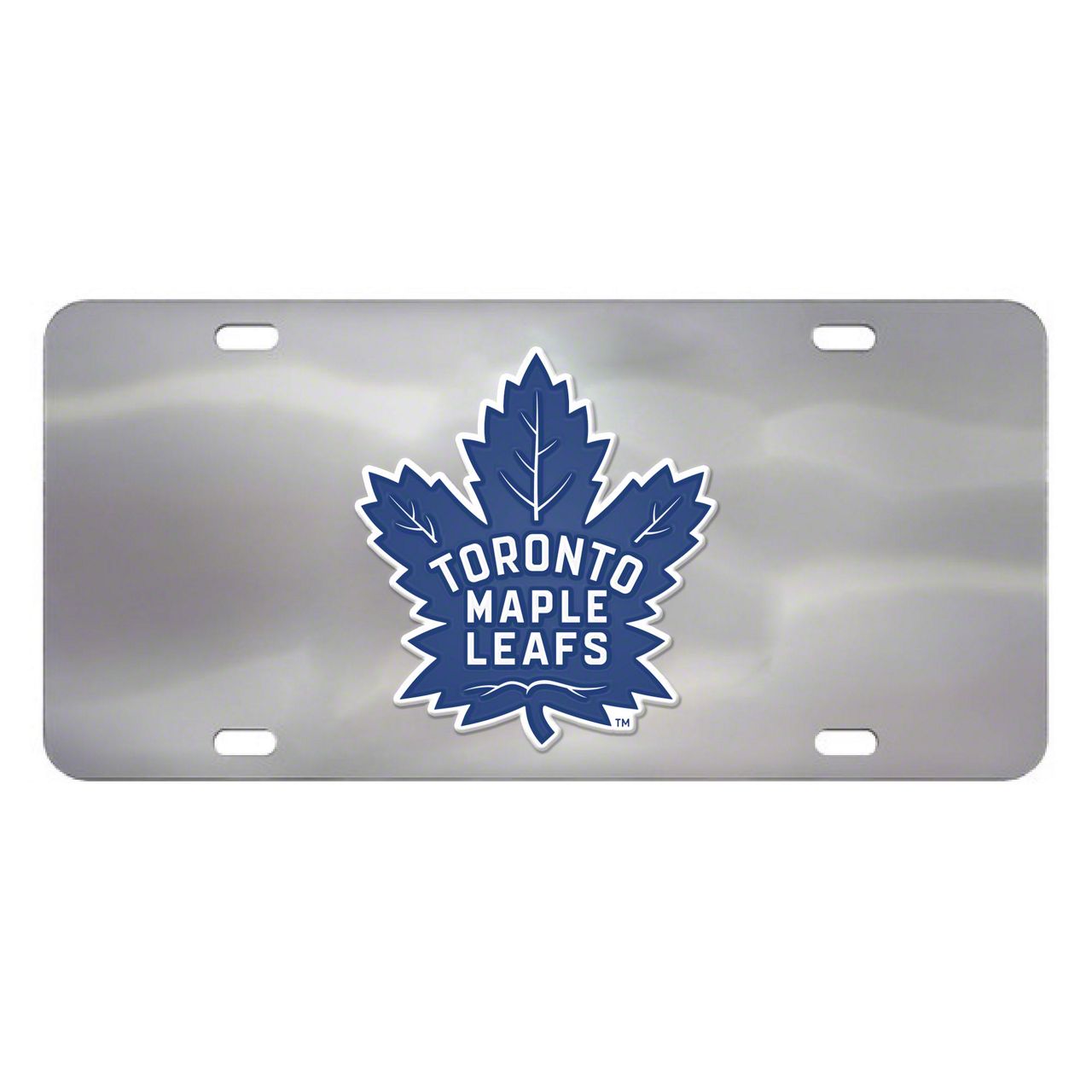 Universal AT License Plate with Toronto Maple Leafs Logo; Stainless ...
