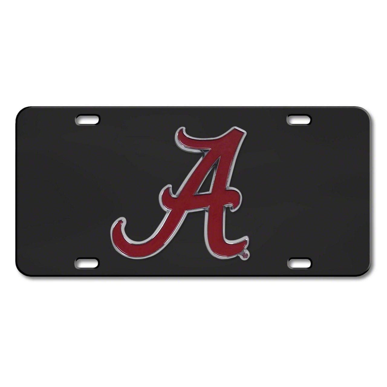 Universal AT License Plate with University of Alabama Logo; Black ...