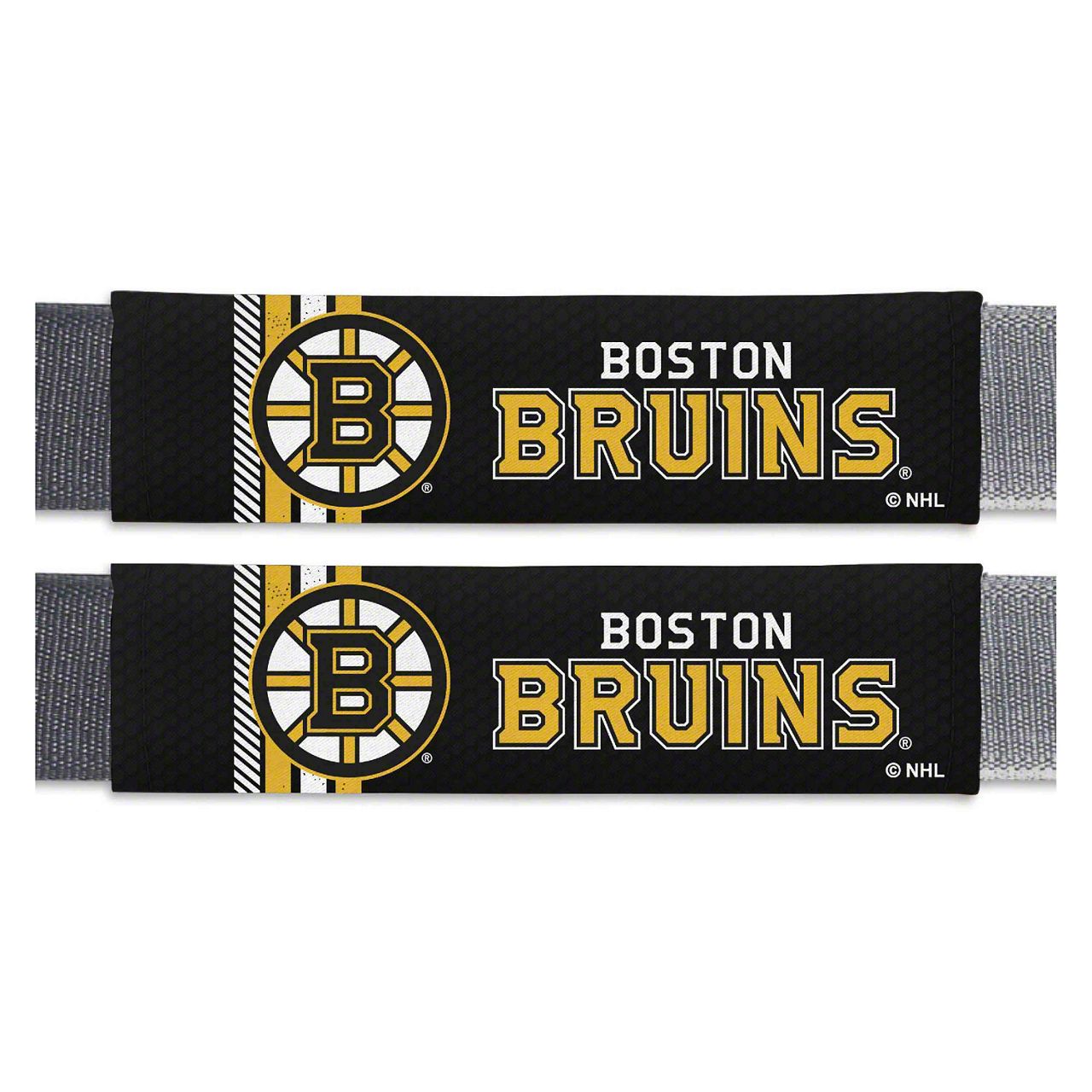 Universal AT Rally Seatbelt Pads with Boston Bruins Logo; Black ...
