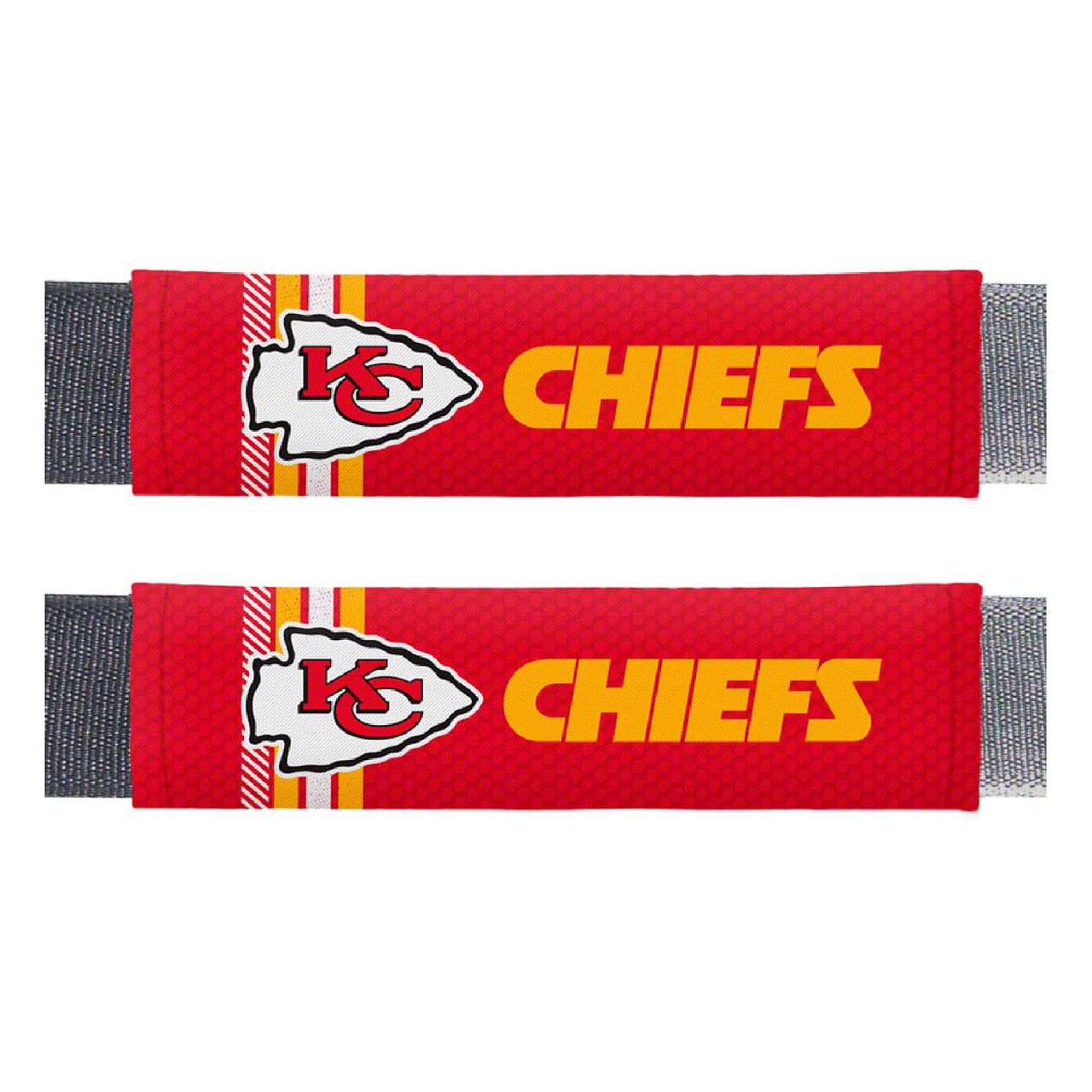 Universal AT Rally Seatbelt Pads with Kansas City Chiefs Logo; Red ...