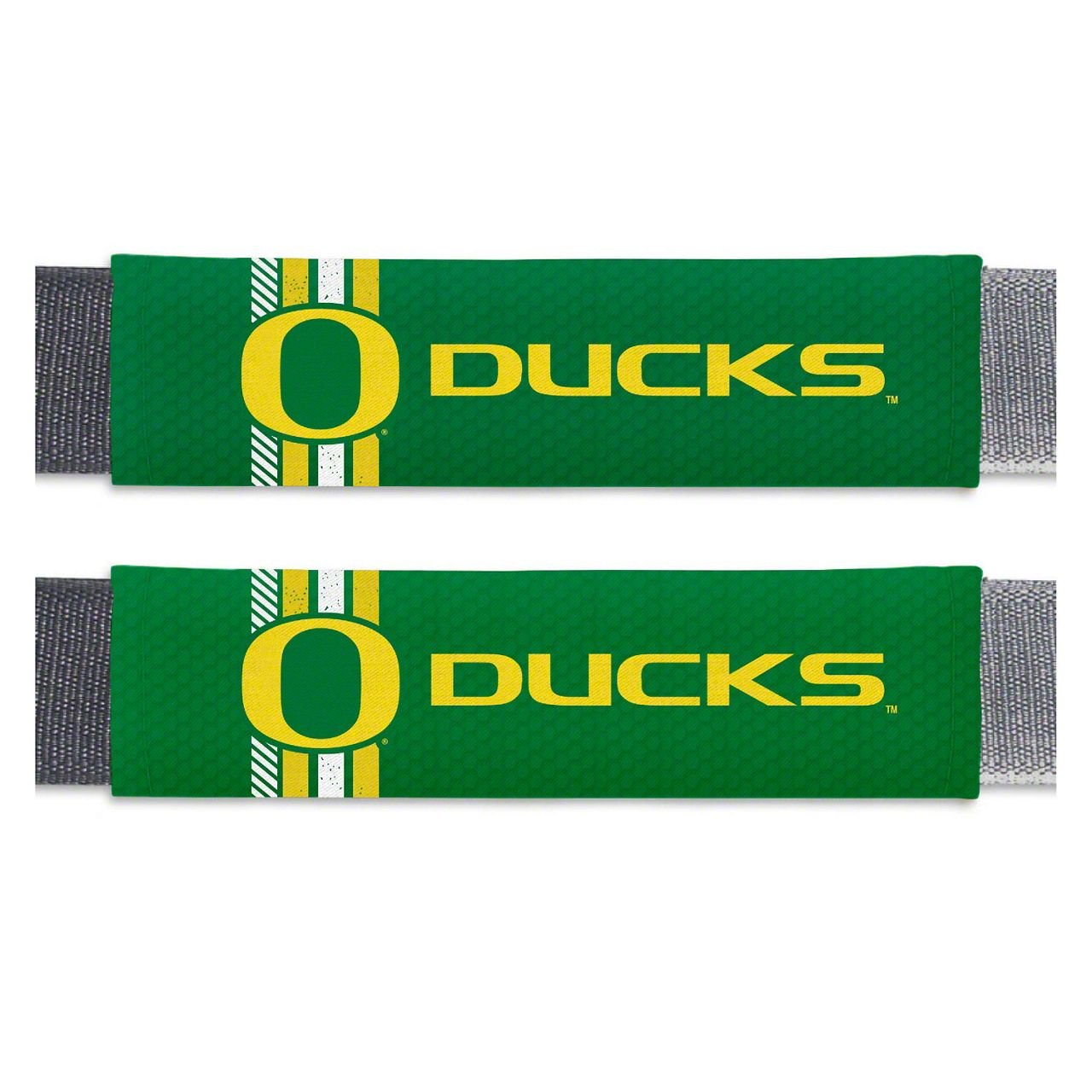 Universal AT Rally Seatbelt Pads with Oregon Logo; Green (Universal ...