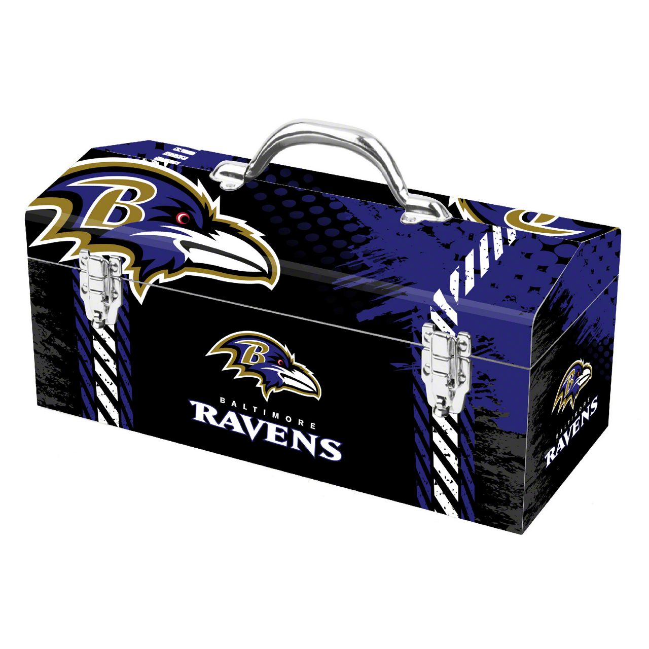 Universal AT Tool Box with Baltimore Ravens Logo; Purple and Black ...
