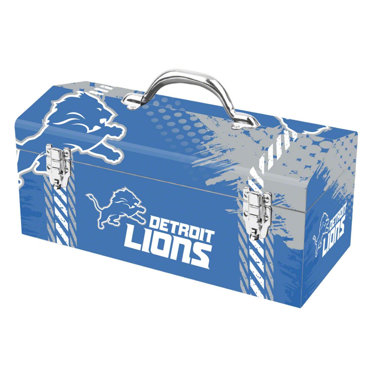 Universal AT Tool Box with Detroit Lions Logo; Blue and Black - Free ...