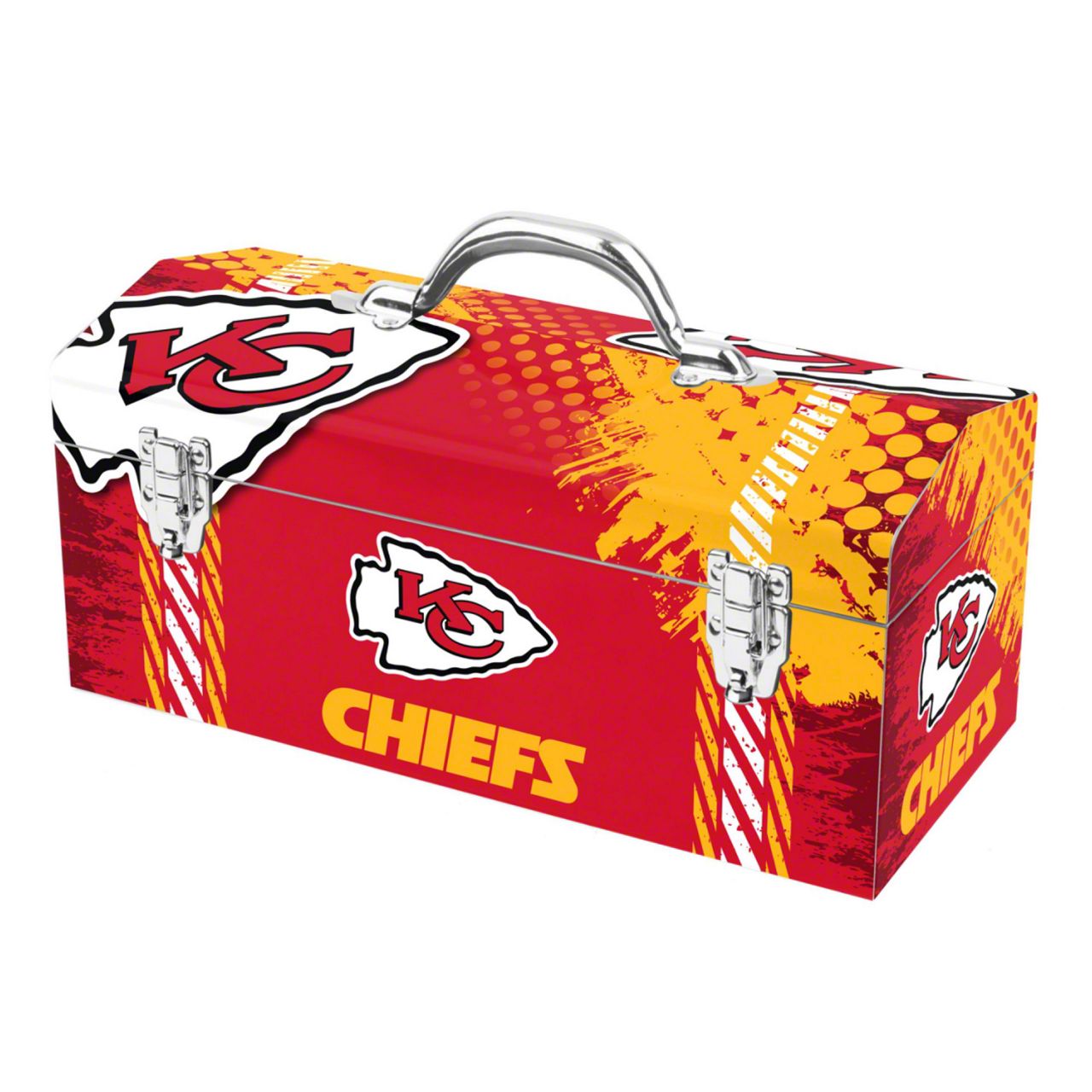Universal AT Tool Box with Kansas City Chiefs Logo; Red, Yellow - Free ...