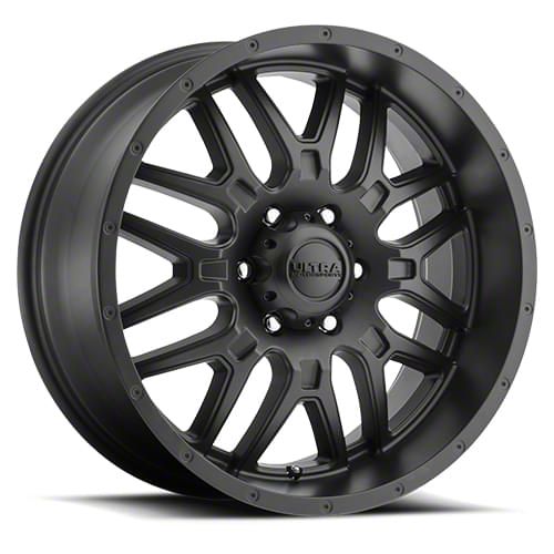Ultra Wheels RAM 3500 Hunter Satin Black 8-Lug Wheel; 17x9; 12mm Offset ...
