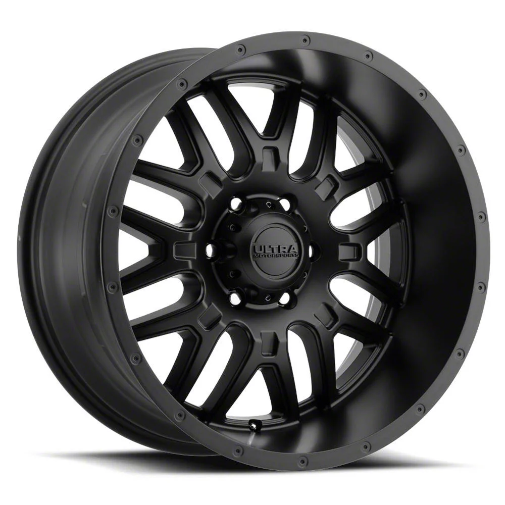 Ultra Wheels F-250 Super Duty Hunter Satin Black 8-Lug Wheel; 20x9 ...