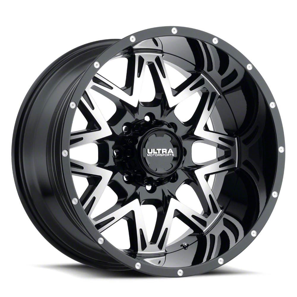 Ultra Wheels F-350 Super Duty Carnivore Gloss Black 8-Lug Wheel; 20x9 ...