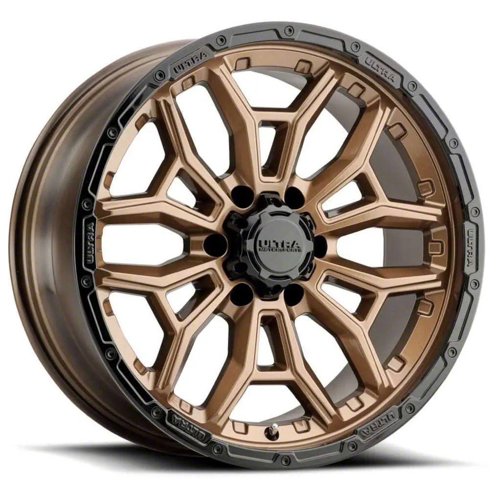 Ultra Wheels Ranger Warmonger 6 Bronze 6-Lug Wheel; 17x9; 18mm Offset ...