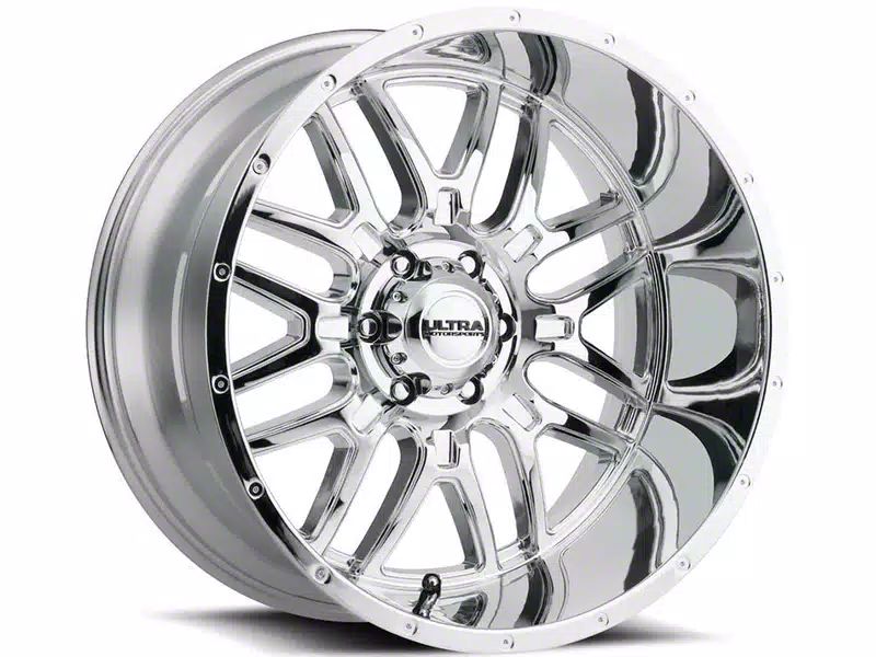 Ultra Wheels Sierra 2500 Hunter Chrome 8-Lug Wheel; 18x9; 12mm Offset ...
