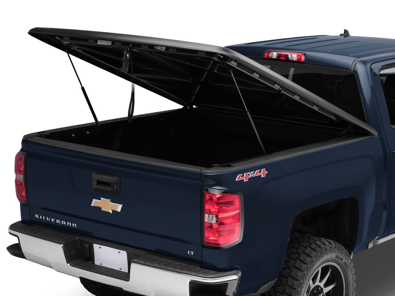 UnderCover Silverado 1500 Classic Hinged Tonneau Cover; Black Textured ...