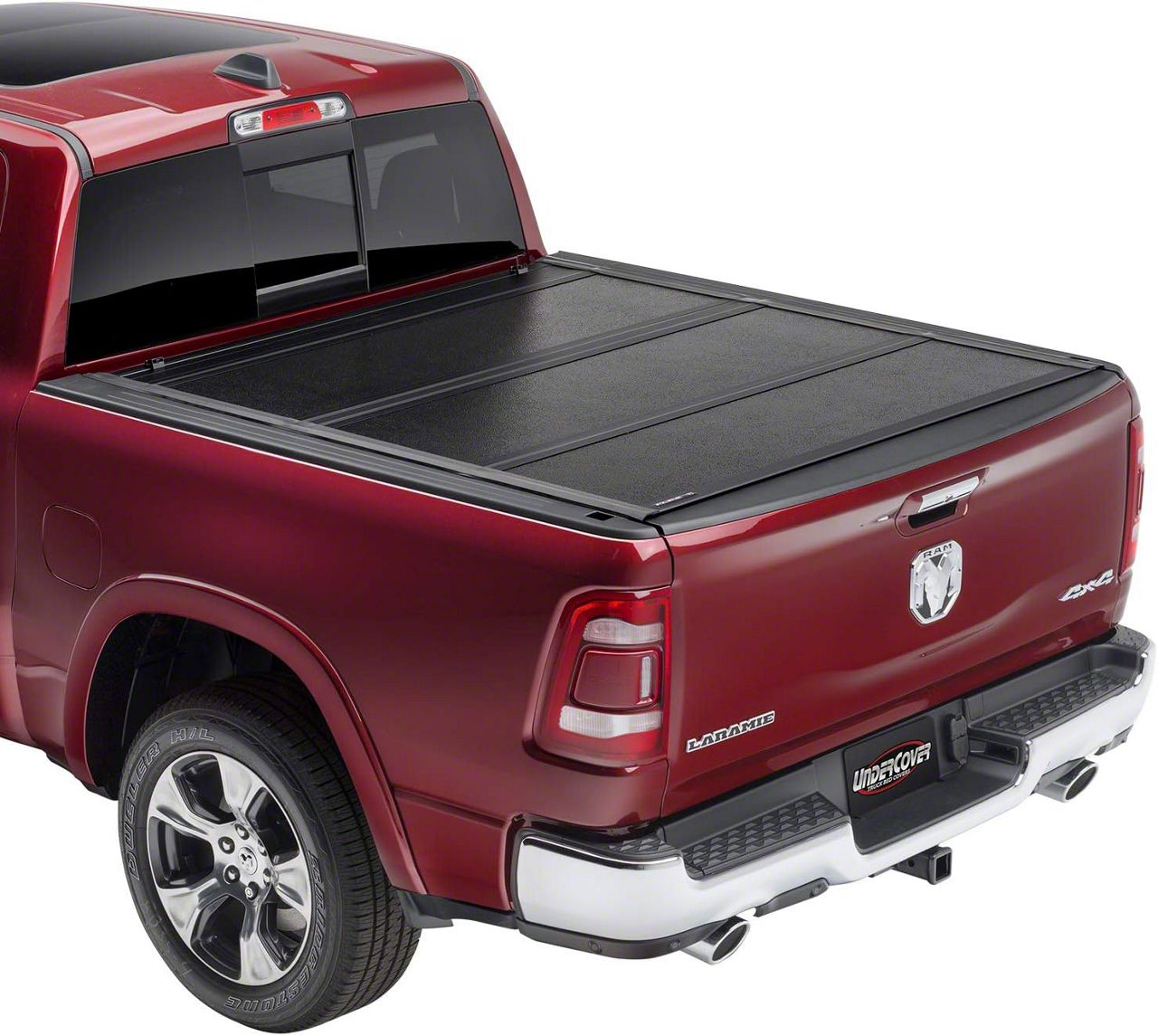 UnderCover Dakota Flex Tri-Fold Tonneau Cover; Black Textured DD1499 ...