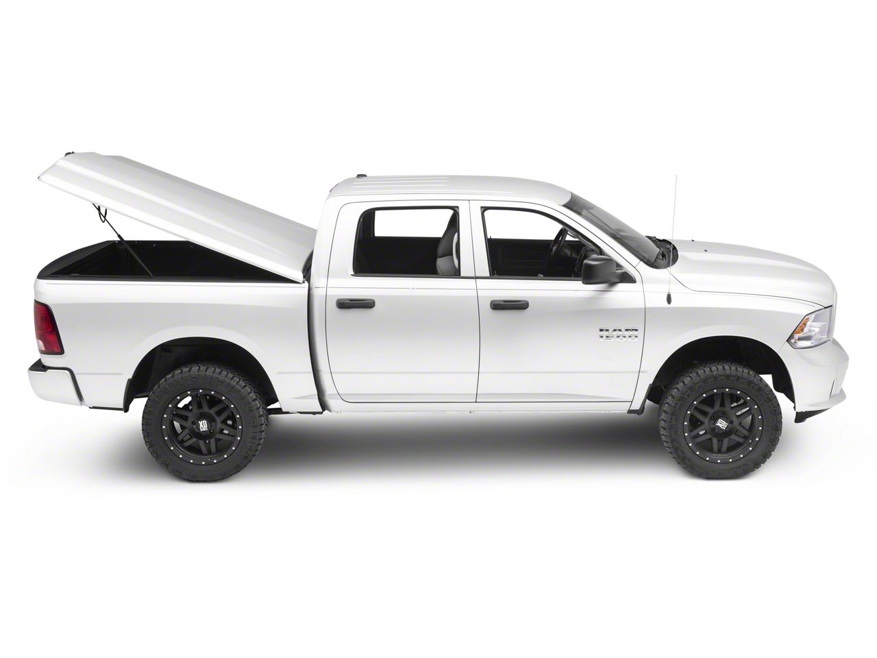 UnderCover RAM 1500 Elite LX Hinged Tonneau Cover; Unpainted R105934 ...