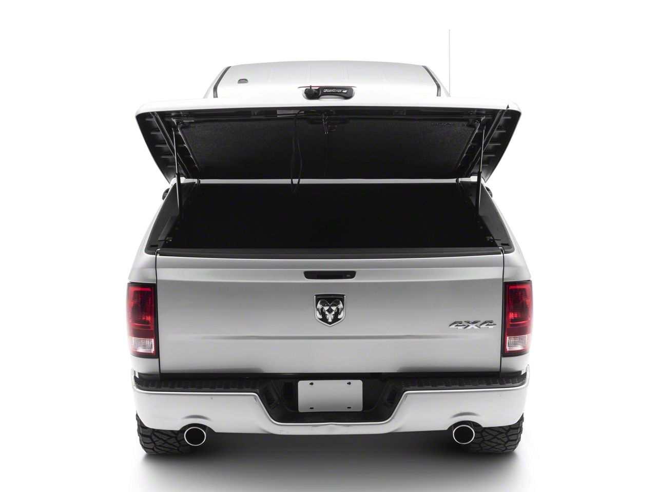 UnderCover RAM 1500 Elite LX Hinged Tonneau Cover; Unpainted R105934 ...