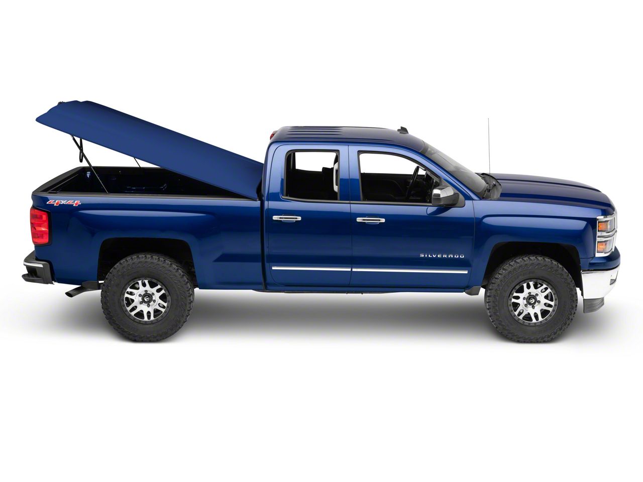 UnderCover Silverado 1500 Elite LX Hinged Tonneau Cover; Unpainted ...