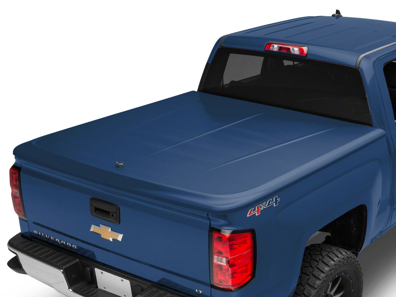 UnderCover Silverado 1500 LUX Hinged Tonneau Cover; Unpainted S107065 ...