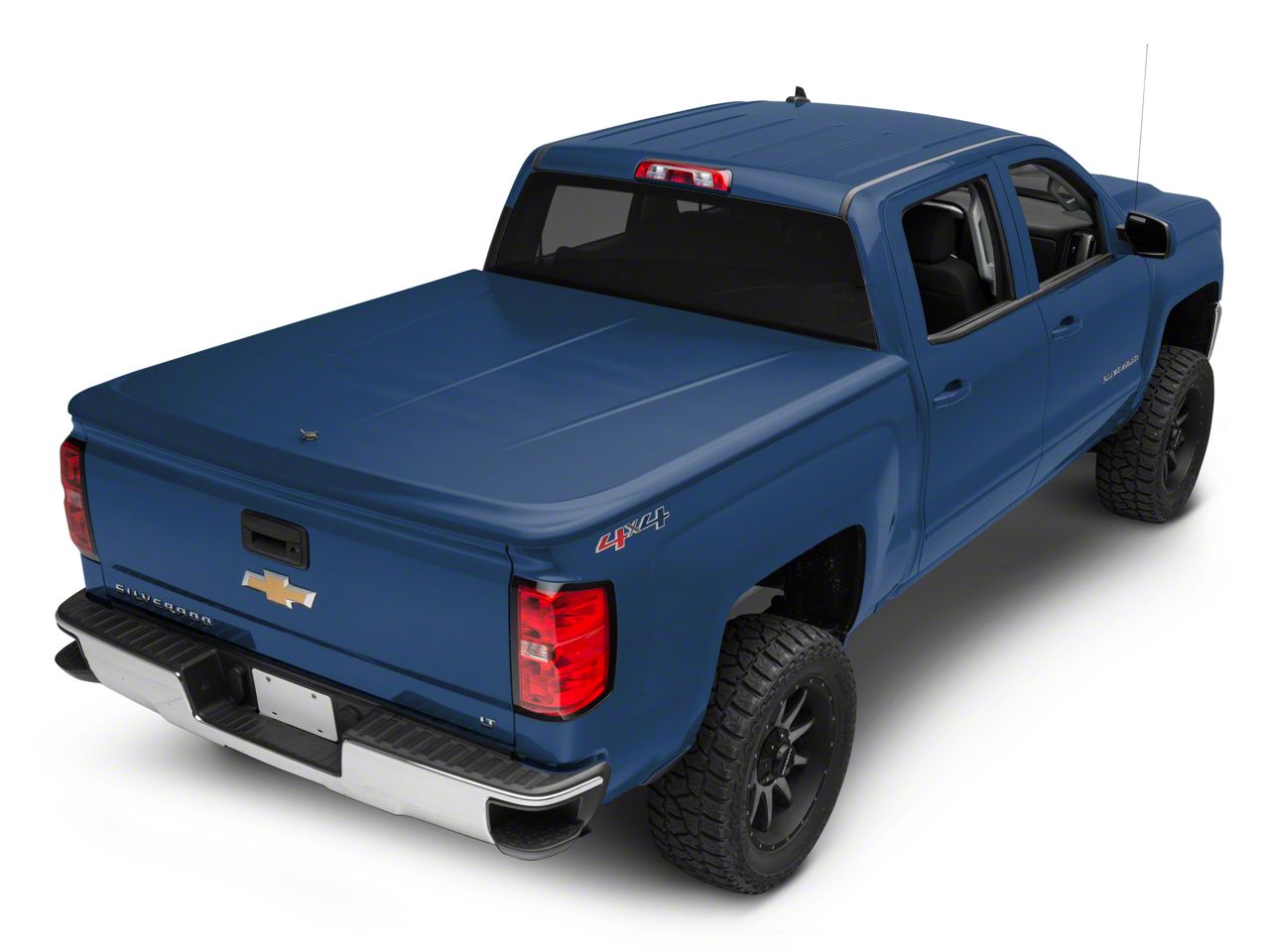 UnderCover Silverado 1500 LUX Hinged Tonneau Cover; Unpainted S107065 ...