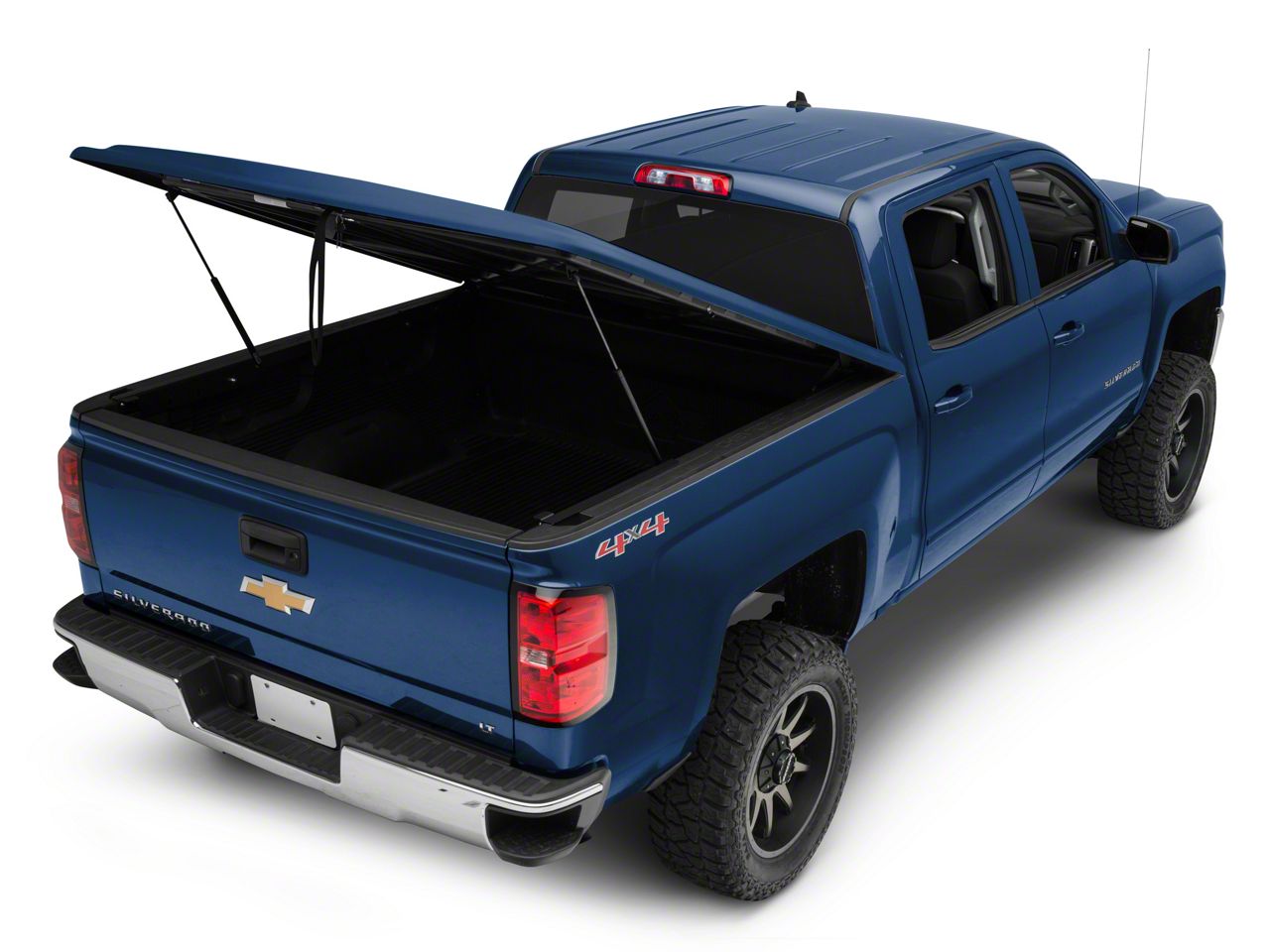 UnderCover Silverado 1500 LUX Hinged Tonneau Cover; Unpainted S107065 ...