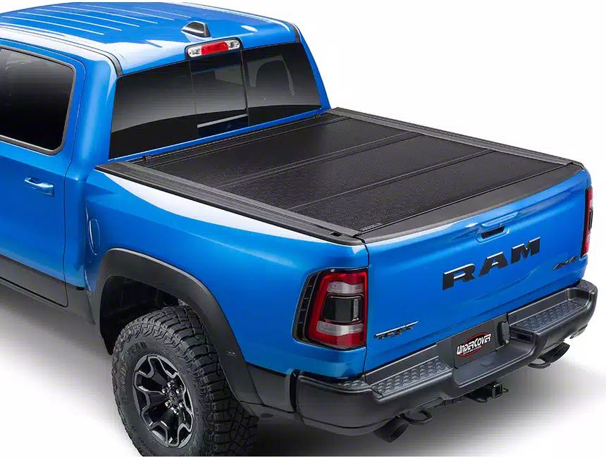 UnderCover RAM 1500 Flex Tri-Fold Tonneau Cover; Black Textured R150218 ...