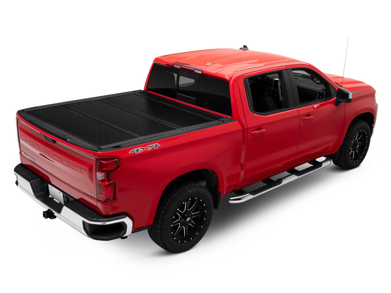UnderCover Silverado 1500 Flex Tri-Fold Tonneau Cover; Black Textured ...