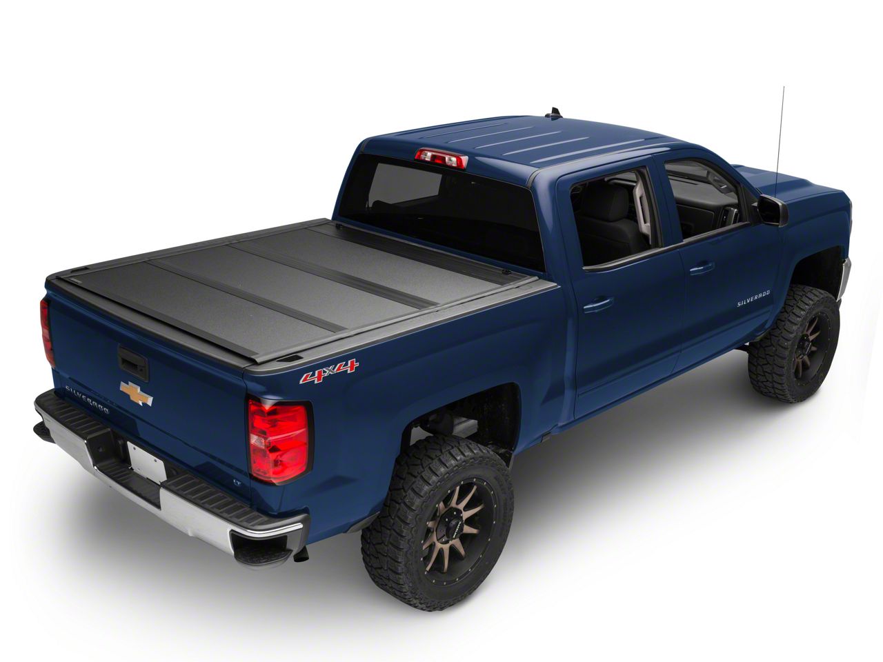 UnderCover Silverado 1500 Ultra Flex Tri-Fold Tonneau Cover; Black ...