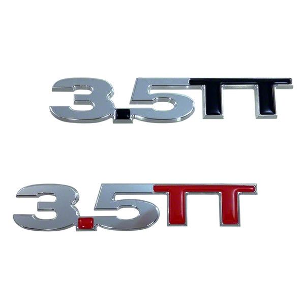 UPR Products F-150 Billet 3.5 Twin Turbo Emblem; Black; Pair 3667-118 ...