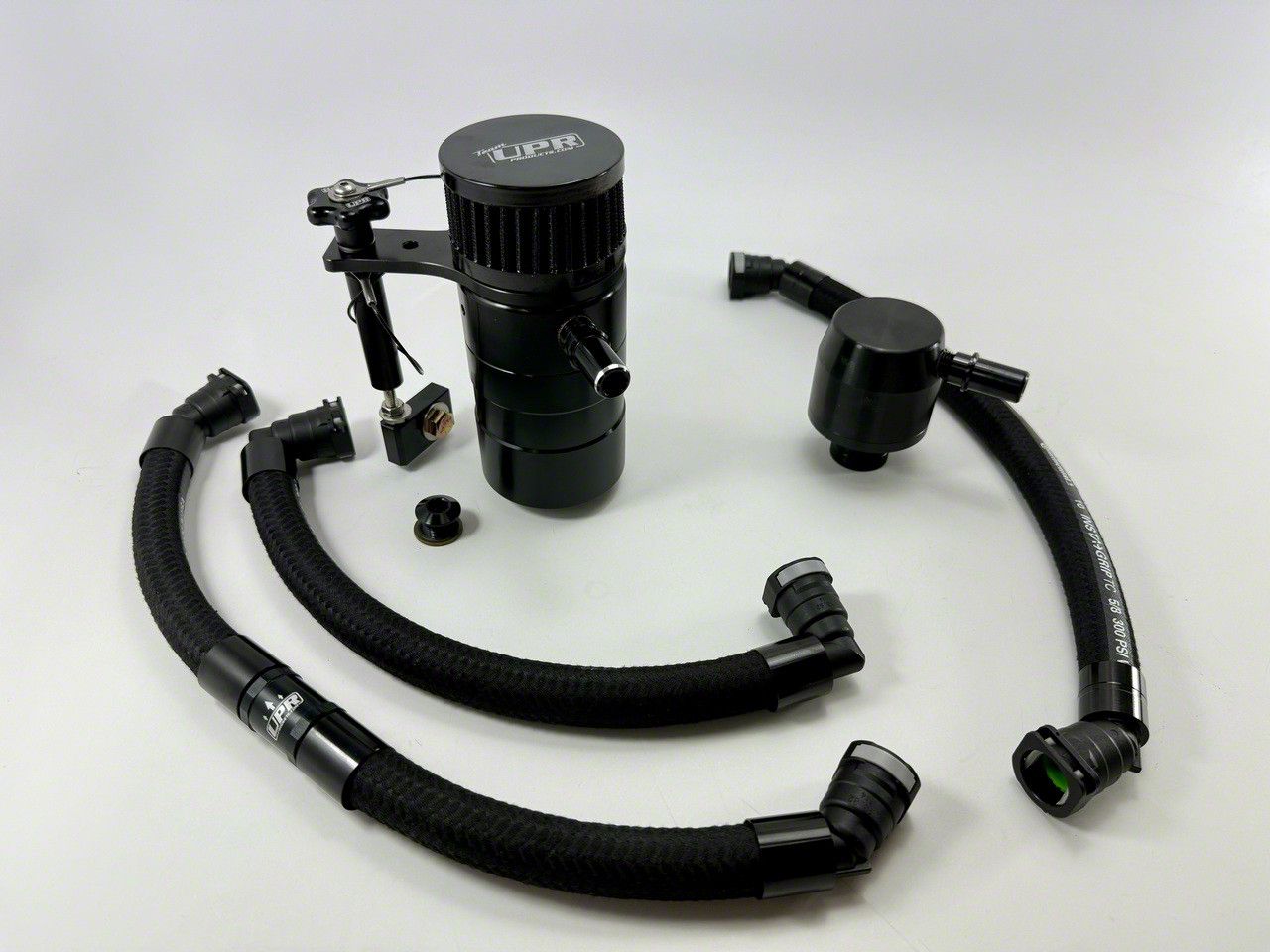 F-150 Pro Series Plug N Play Oil Catch Can with One Way Breather; Black ...