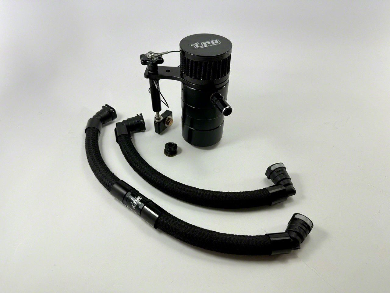 F-150 Pro Series Plug N Play Oil Catch Can with One Way Breather; Satin ...