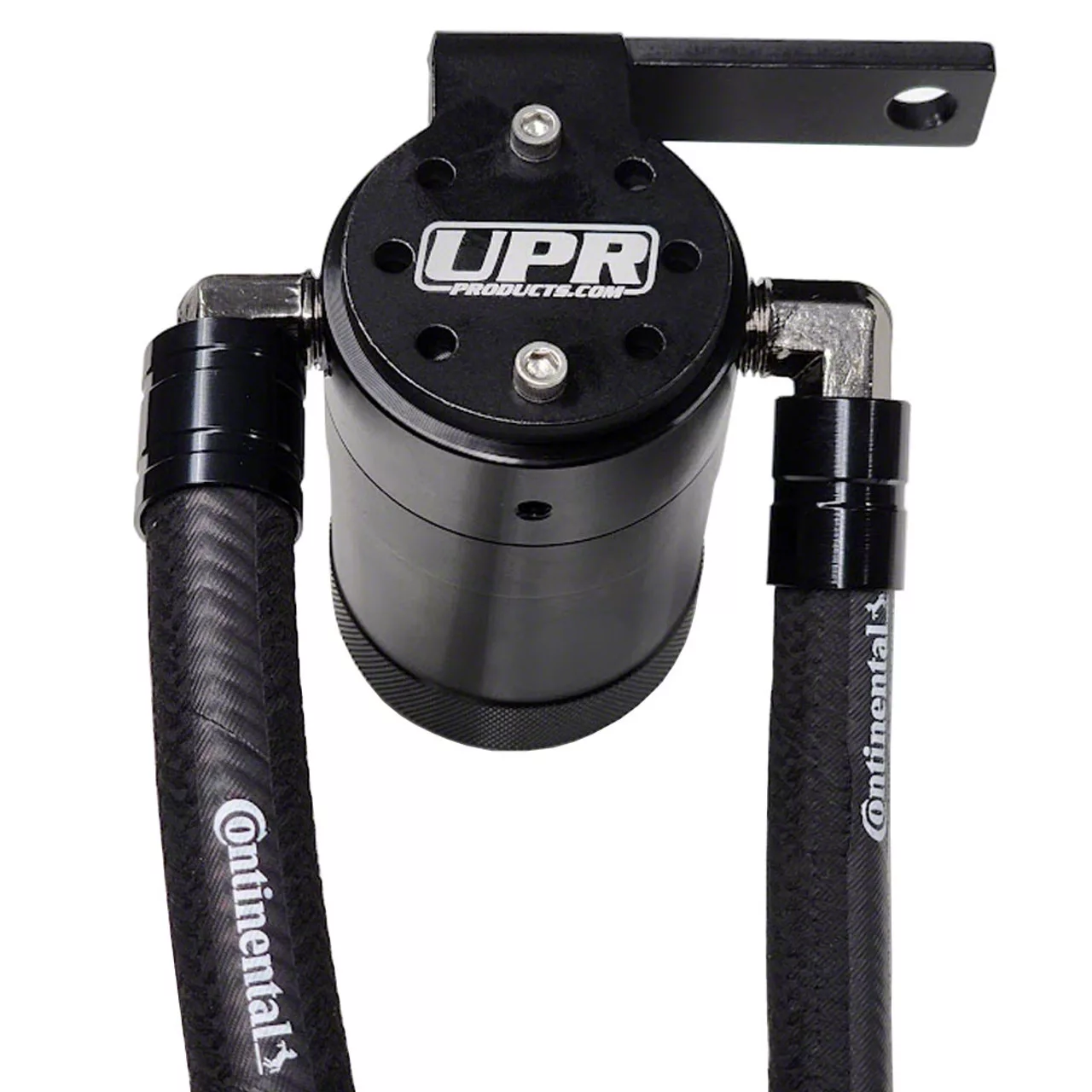 UPR Products Silverado 1500 Billet Oil Catch Can; Firewall Mount; Black ...