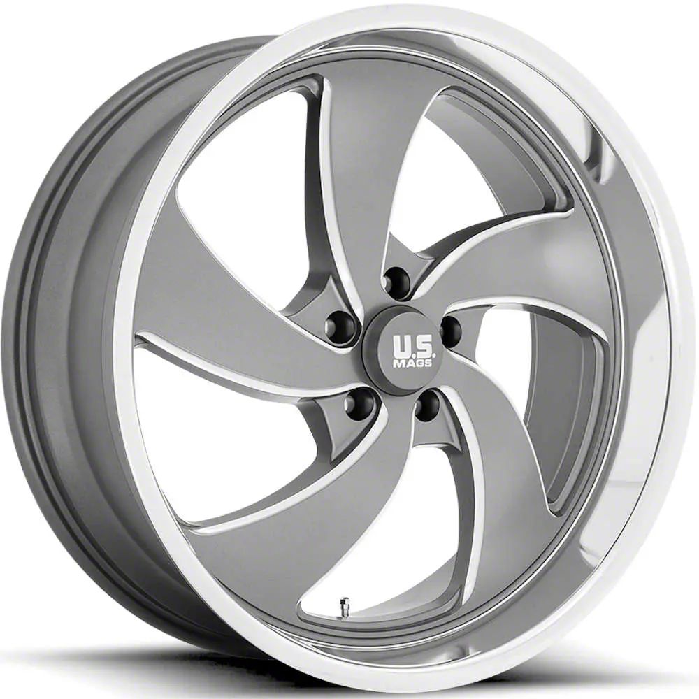 US Mag Silverado 1500 Desperado Anthracite Milled Diamond Cut Milled 6 ...