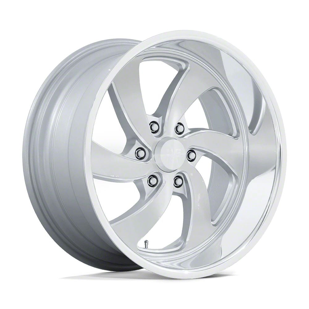 US Mag Silverado 1500 Desperado Silver Brushed Face Milled Diamond Cut ...