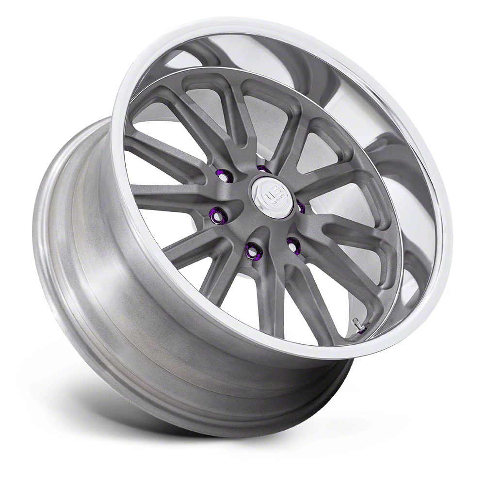 US Mag F-150 Rambler 6 Matte Gunmetal with Diamond Cut Lip 6-Lug Wheel ...