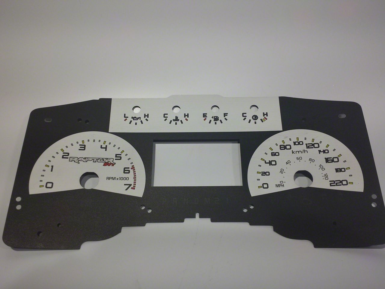 US Speedo F-150 Daytona Edition Gauge Face; KMH; White RAP1100K (11-14 ...