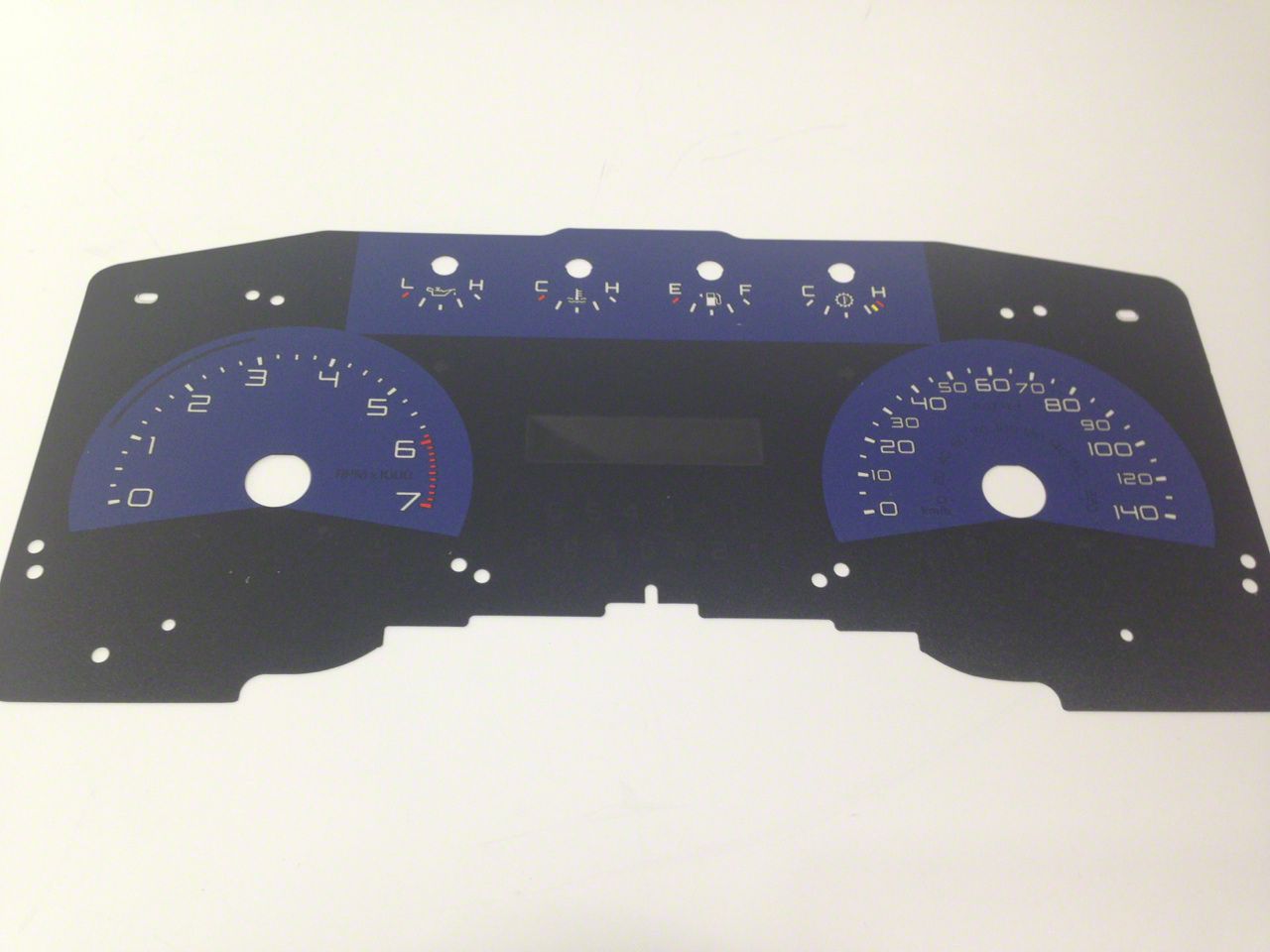 US Speedo F-150 Daytona Edition Gauge Face; MPH; Blue XLT1104 (11-14 F ...