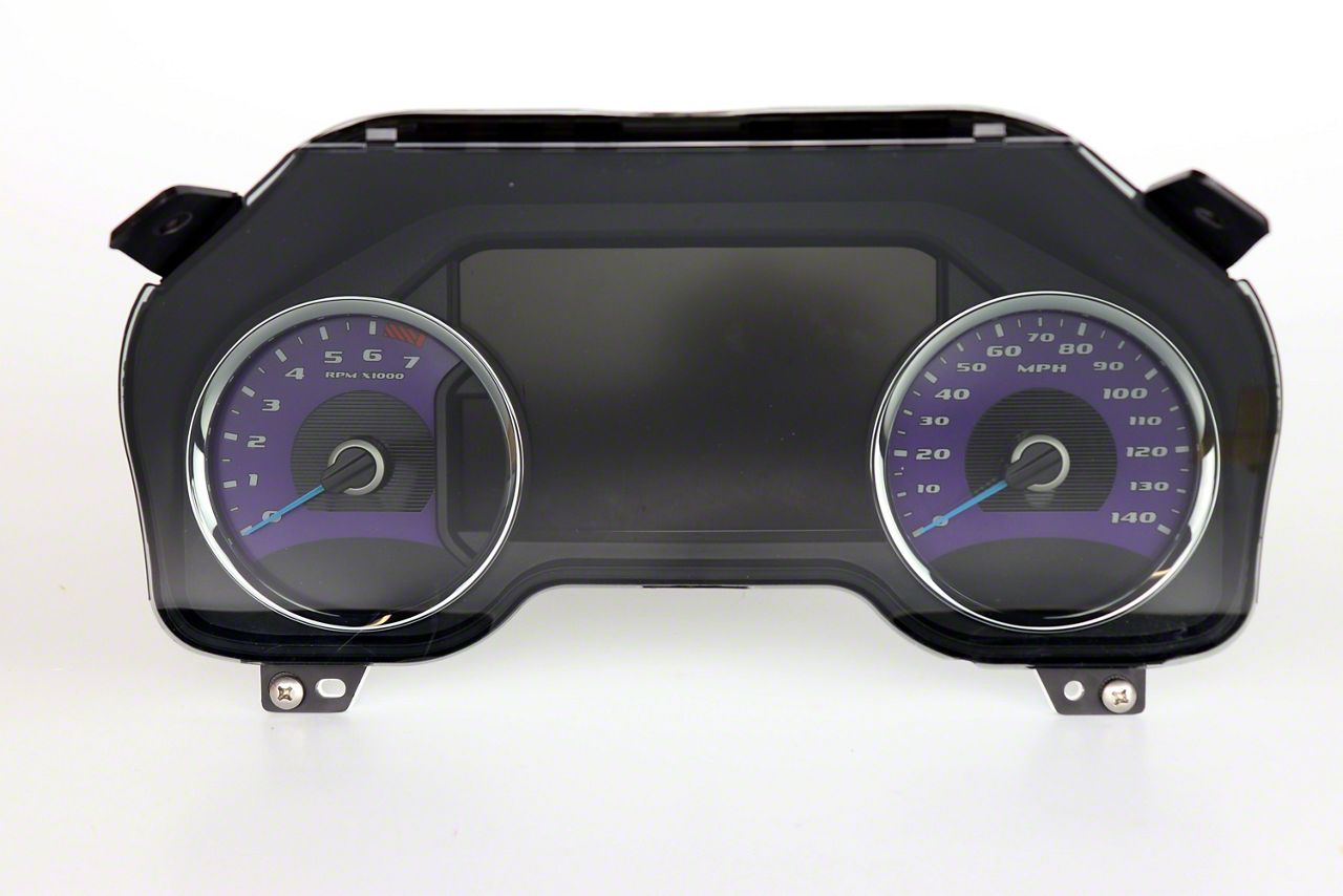 US Speedo F-150 Daytona Edition Gauge Face; MPH; Purple RAP1707 (17-18 ...
