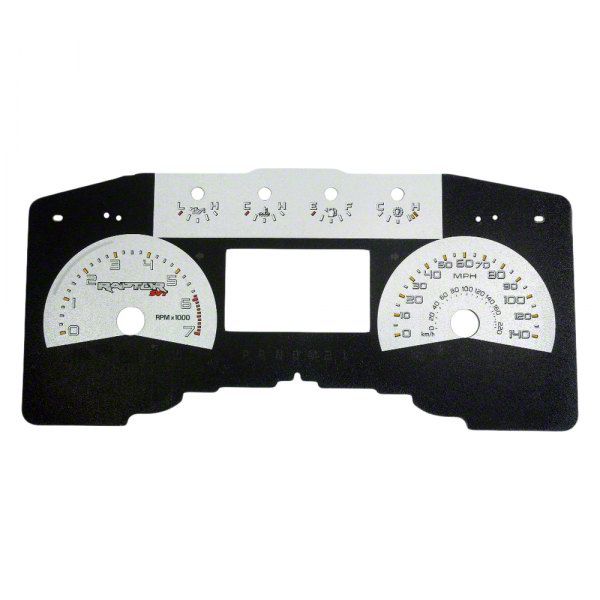 US Speedo F-150 Daytona Edition Gauge Face; MPH; Silver RAP1102 (11-14 ...