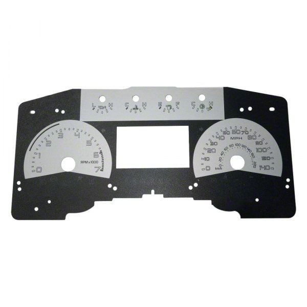 US Speedo F-150 Daytona Edition Gauge Face; MPH; White LAR1100 (11-14 F ...